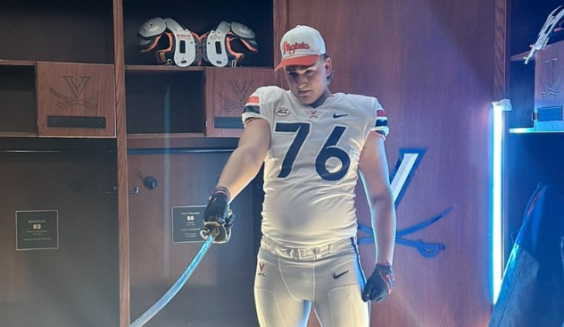 Virginia offers 2026 in-state OL Carter Scruggs, he details visit