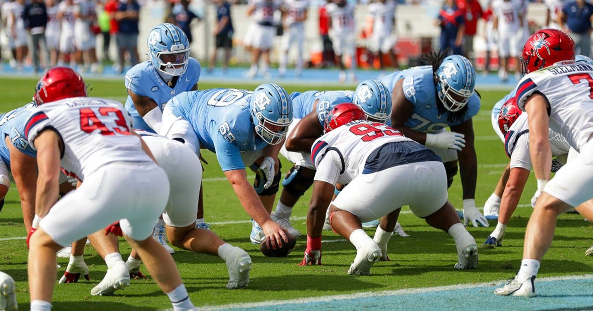 UNC offensive snap counts through four games with takeaways