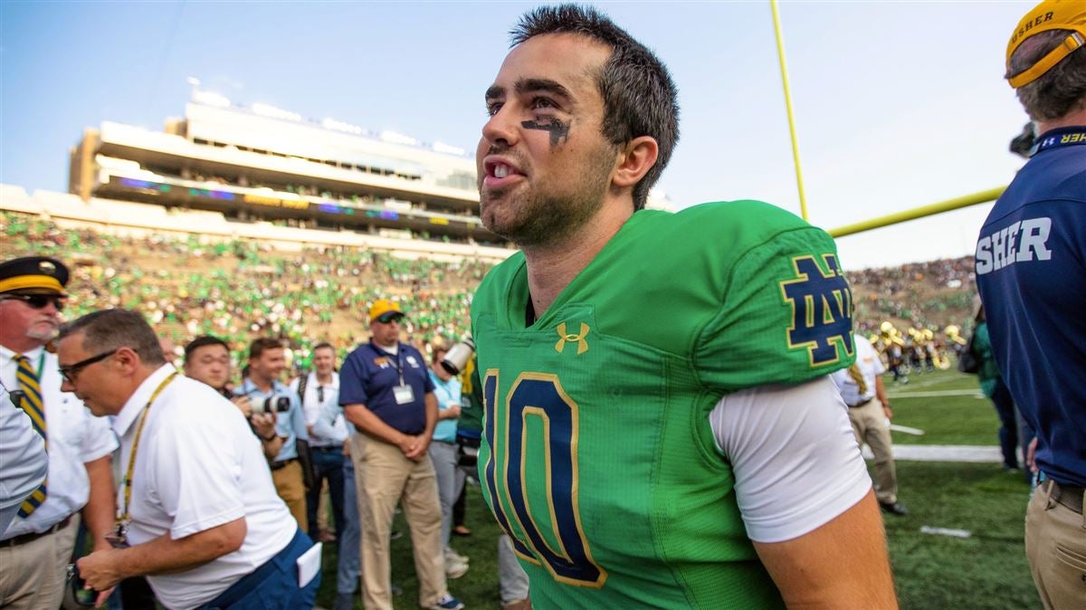 Notre Dame football QB Drew Pyne addresses viral video with OC Tommy ...