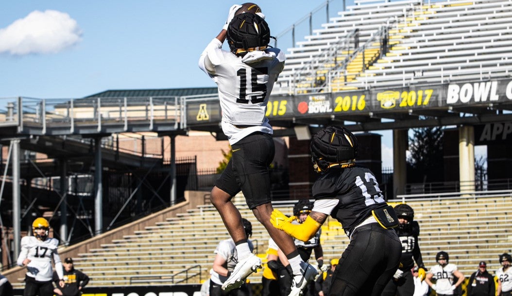 APP STATE FOOTBALL: FINAL SPRING PRACTICE INTERVIEWS