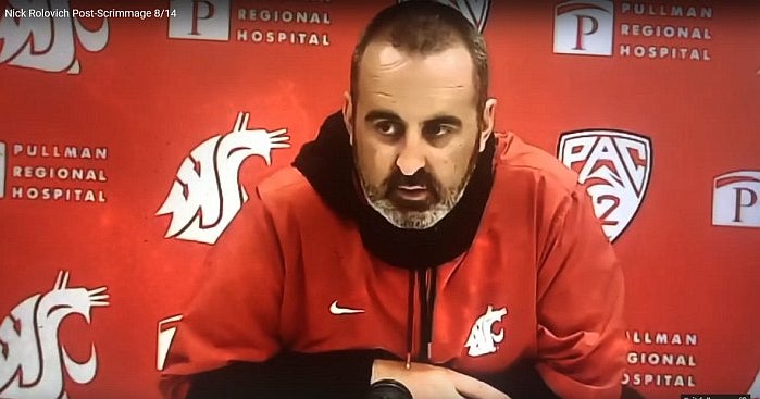 Scrimmage video highlights, Nick Rolovich still waiting on a QB to grab ...