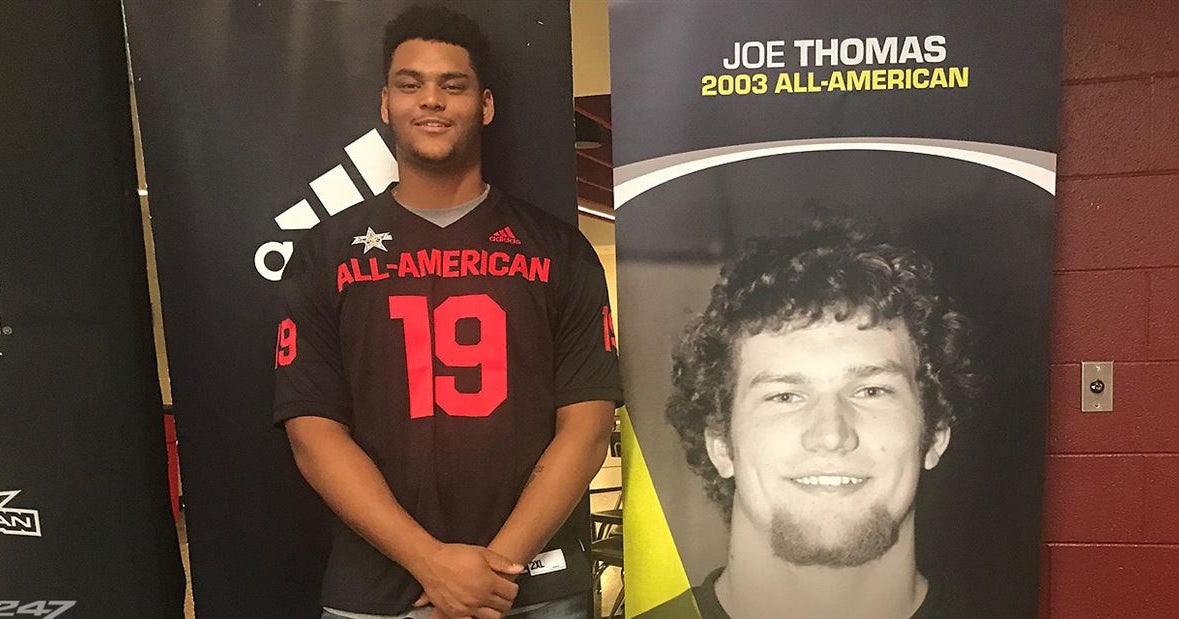 Five-star OT Logan Brown officially named All-American