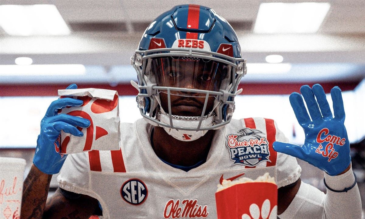 Drip in the 'Sip | Dayton Wade helps reveal Ole Miss’ Peach Bowl threads