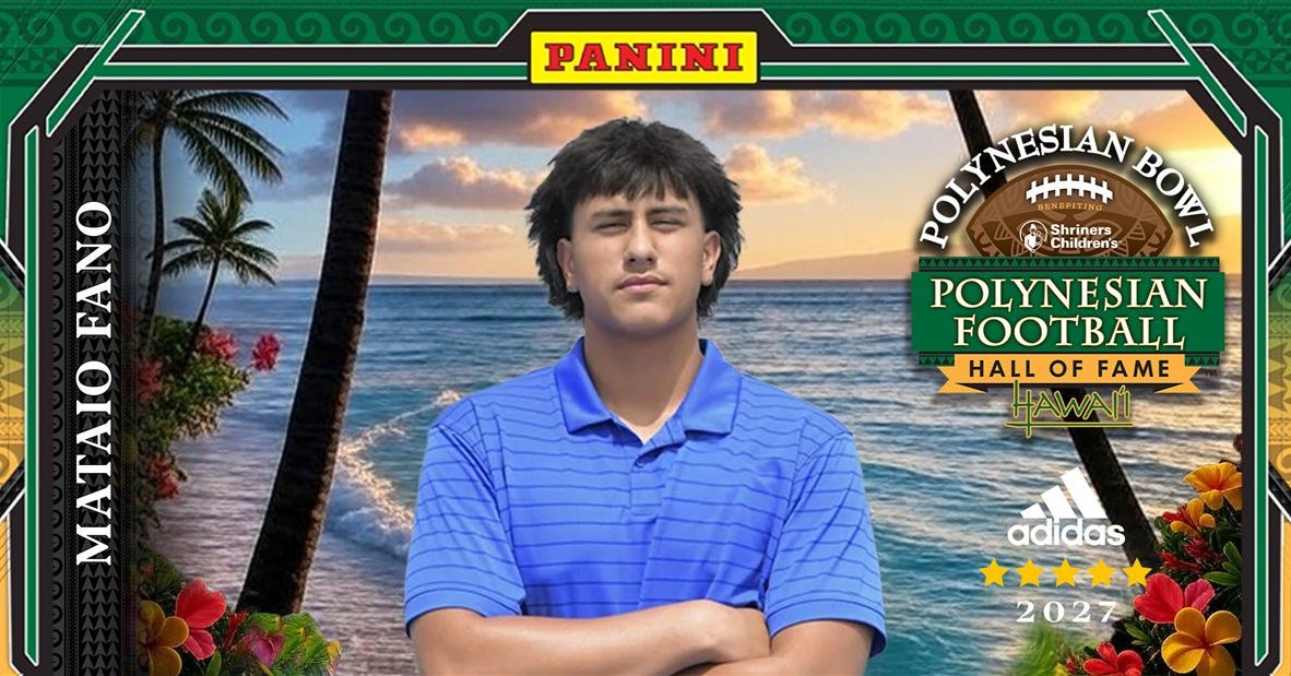 2028 OT Mataio Fano selected to play in the 2027 Polynesian Bowl