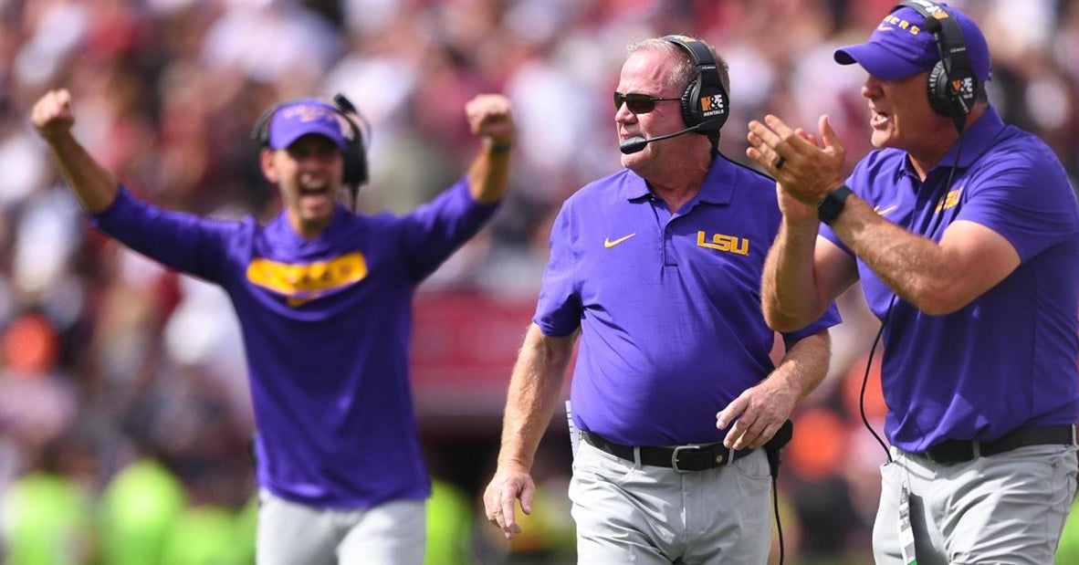 Brian Kelly calls fans storming field 'unsettling' in wake of LSU ...