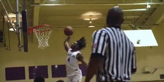 WATCH: Texas A&M junior LB target Derion Gullette with impressive alley-oop