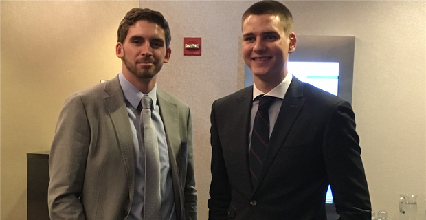 Friends, state-title winning teammates, but for today: Enemies