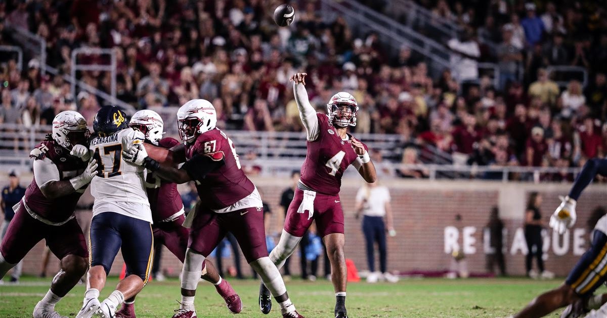 DJ Uiagalelei will remain FSU's QB1 moving forward with goal of 'stop ...