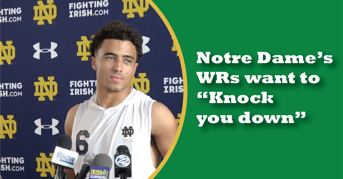 Jordan Faison: Notre Dame's Wide Receivers Want to "Knock You Down" in ...