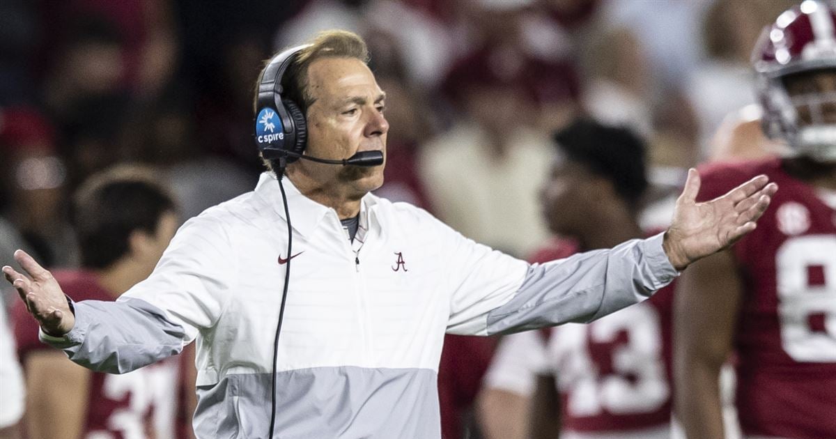 Alabama head coach Nick Saban details why he's had less sideline ...