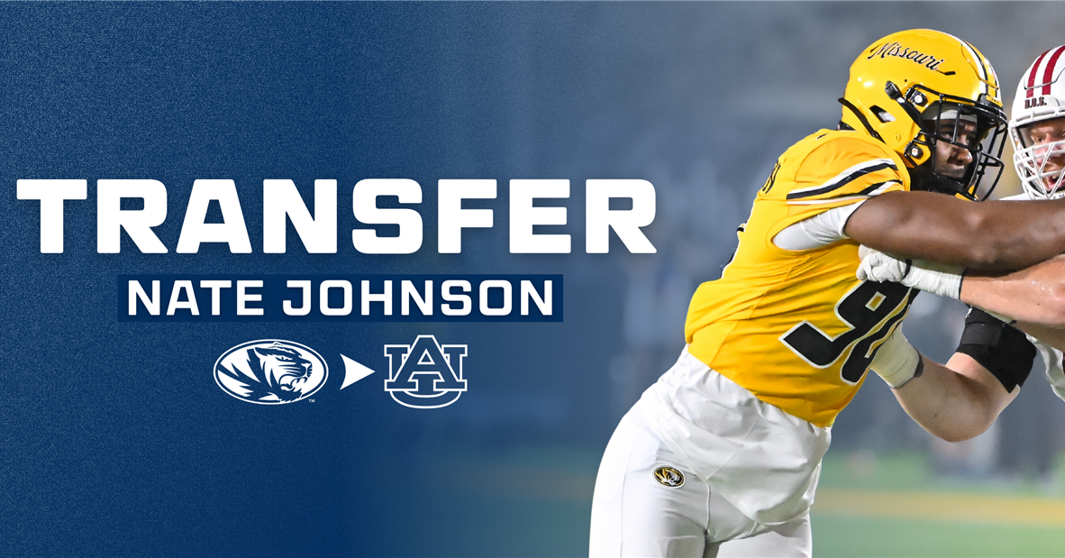 Auburn signs Missouri edge rusher Nate Johnson