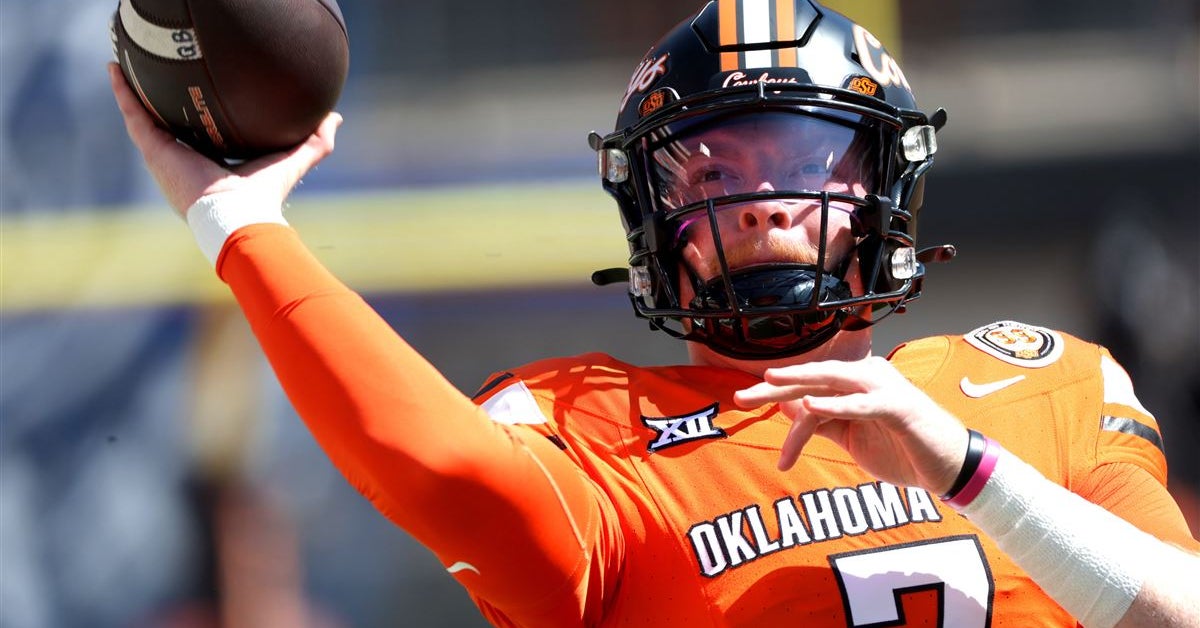 Oklahoma State's depth chart as the Cowboys head to face Baylor