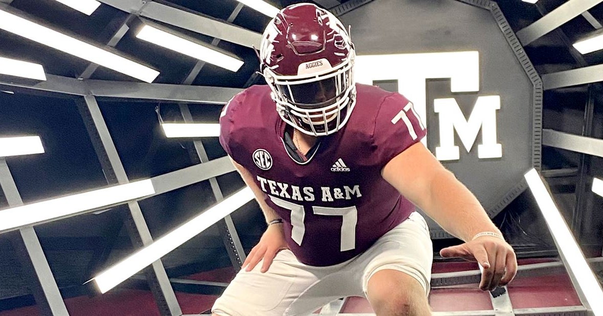 Colton Thomasson knew he was ready to be an Aggie with an early commitment