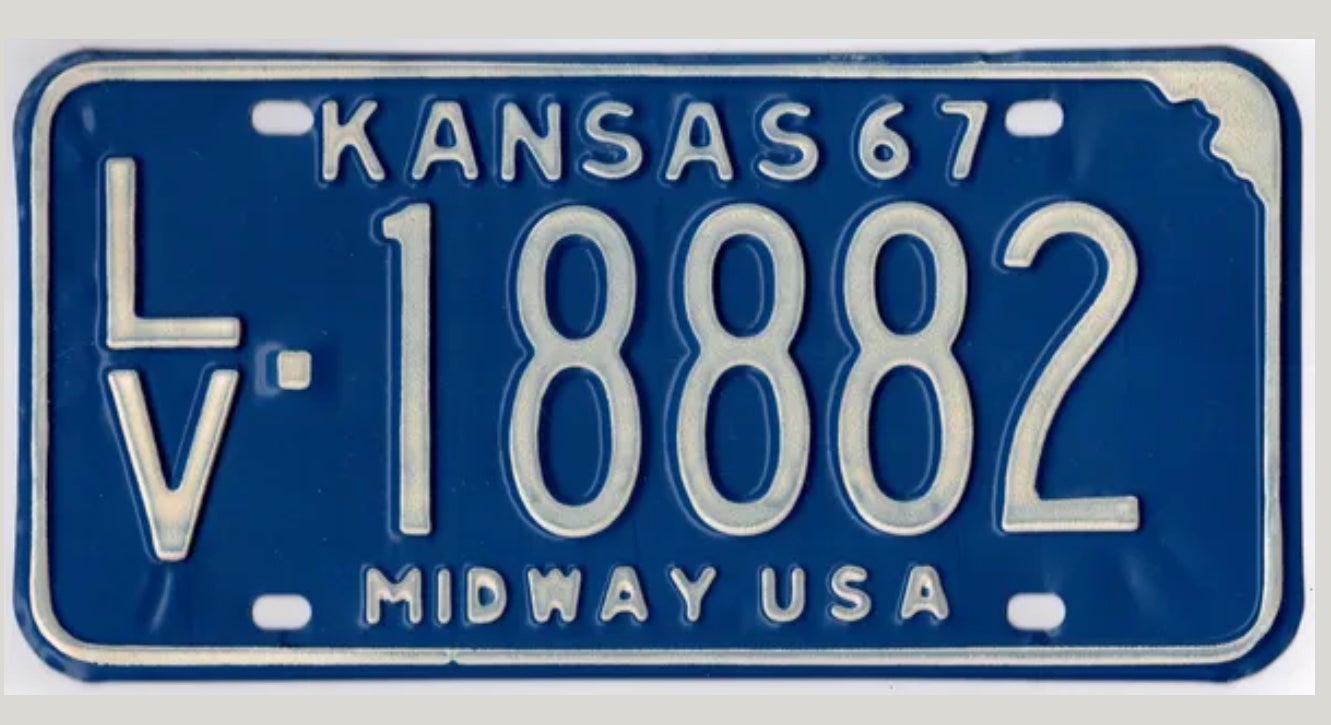 New Kansas License Plate Design