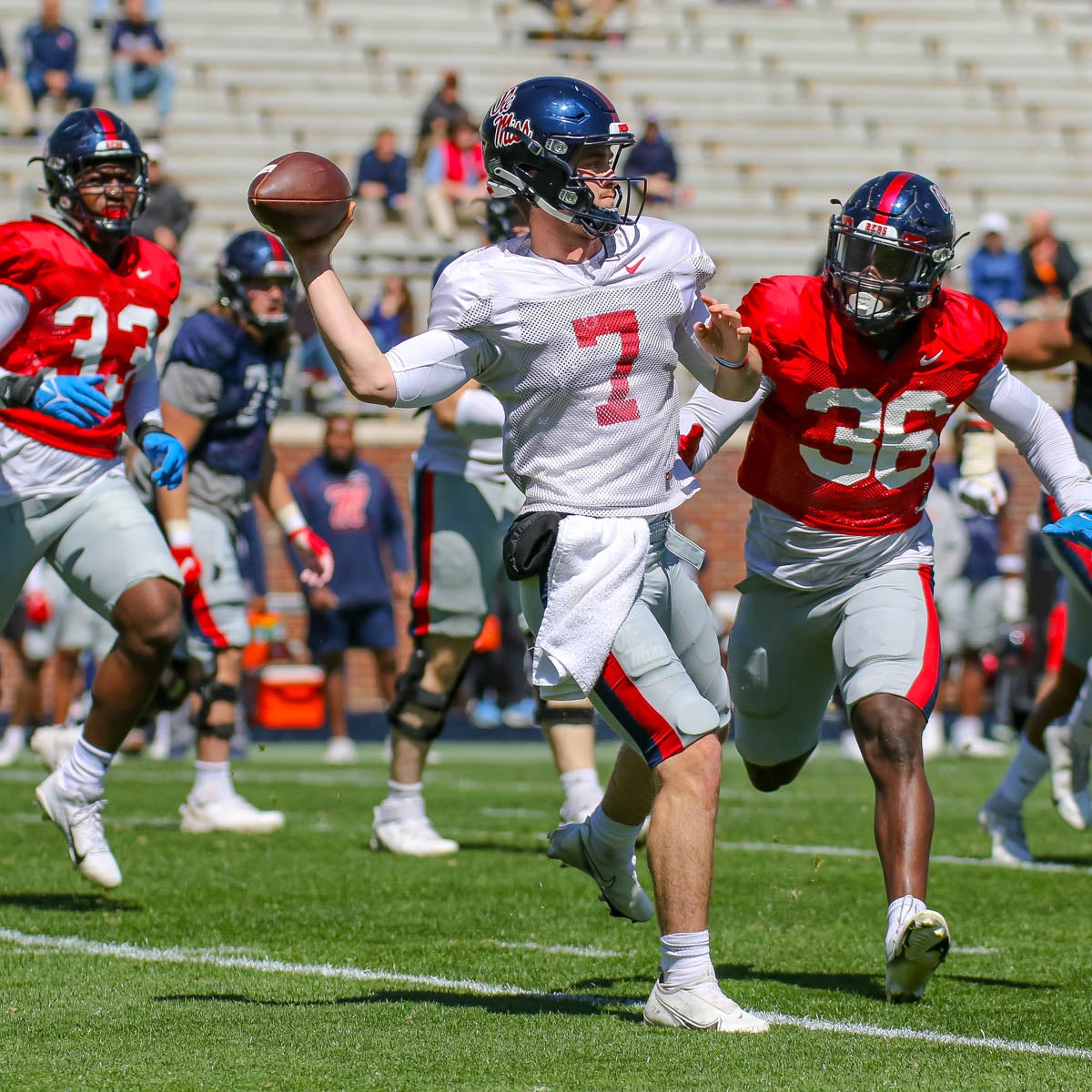 More Photos | Full gallery from Ole Miss spring practice