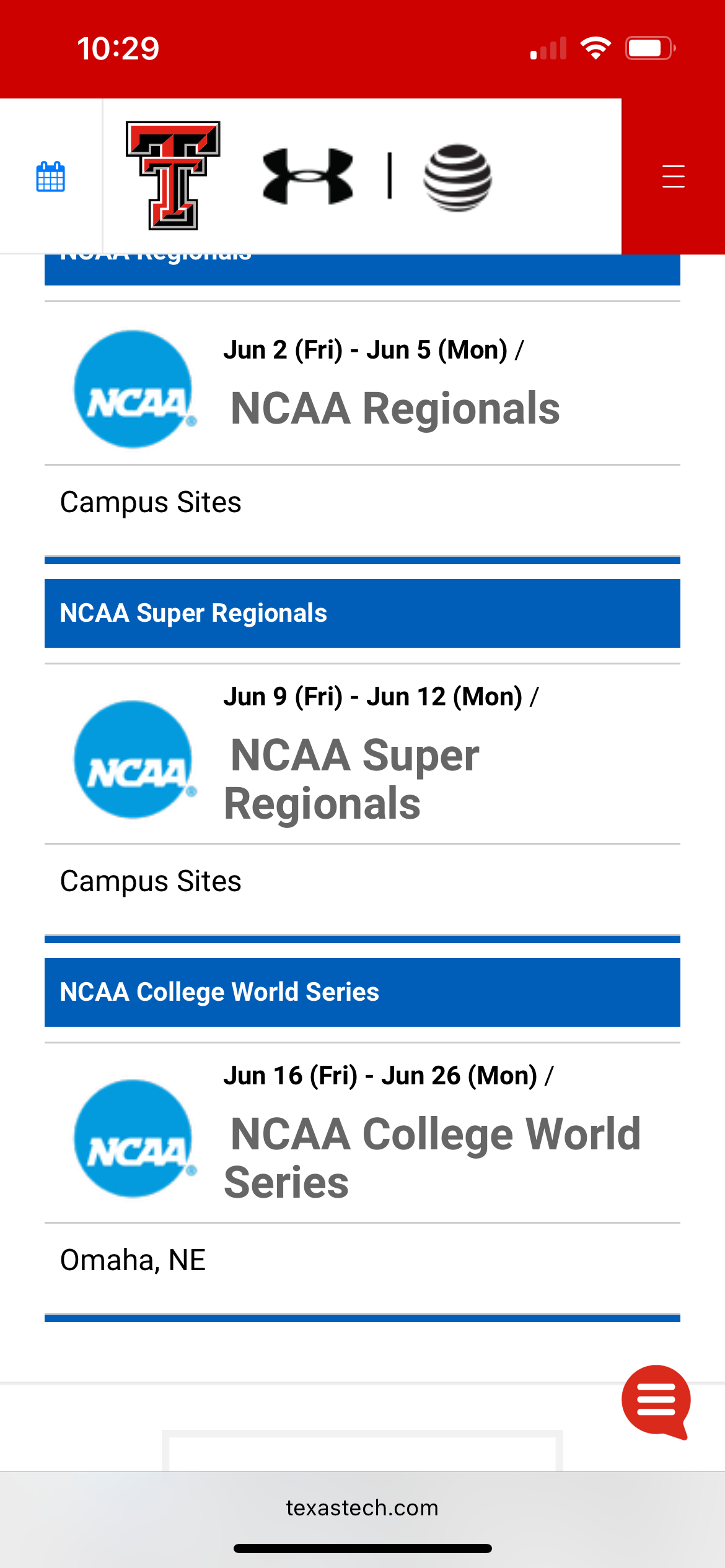 UT 2023 Football Schedule