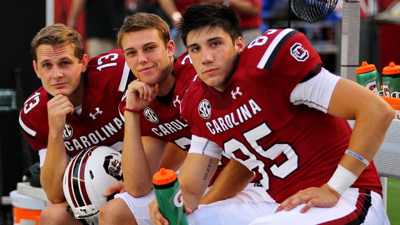 South Carolina kicker takes shot at Clemson, gives props to LSU