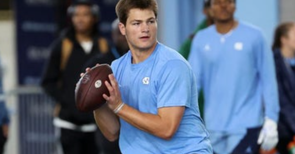 UNC QB Drake Maye Addresses Pro Day Performance Highlighted by ...