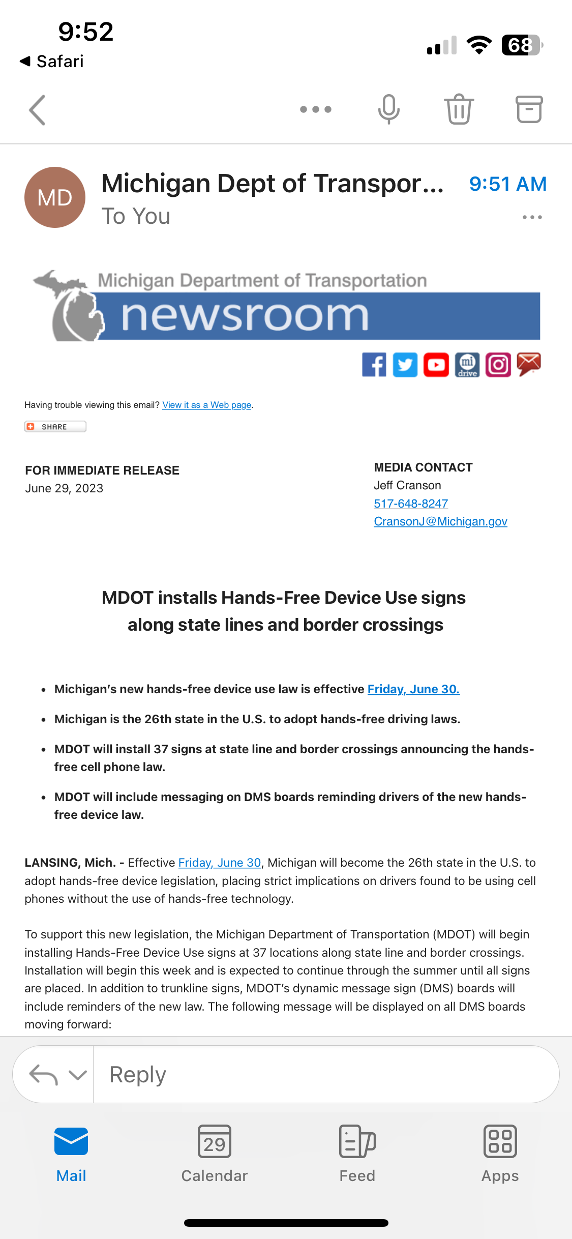 New distracted driver law goes in to effect Friday