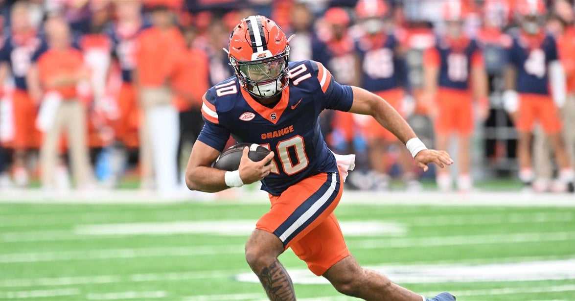 Syracuse football depth chart vs Pittsburgh