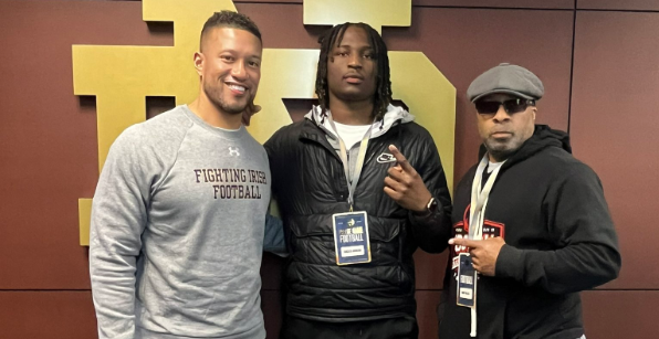 2026 EDGE Cincere Johnson visits Notre Dame following offer