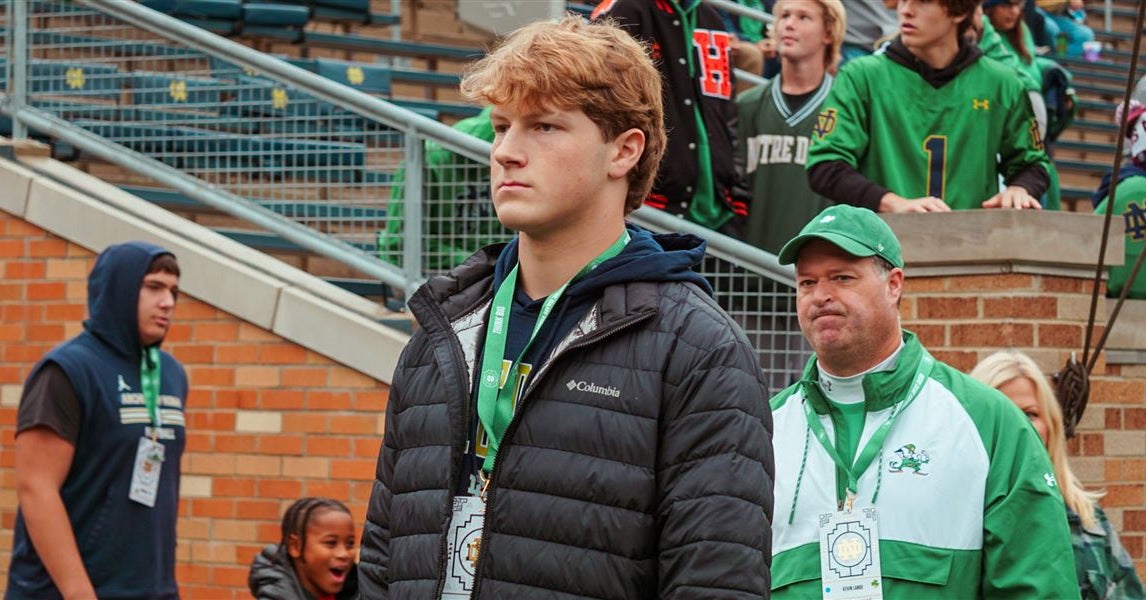 Notre Dame is a major player for elite offensive tackle Jack Lange