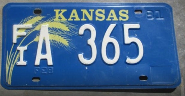 New Kansas License Plate Design
