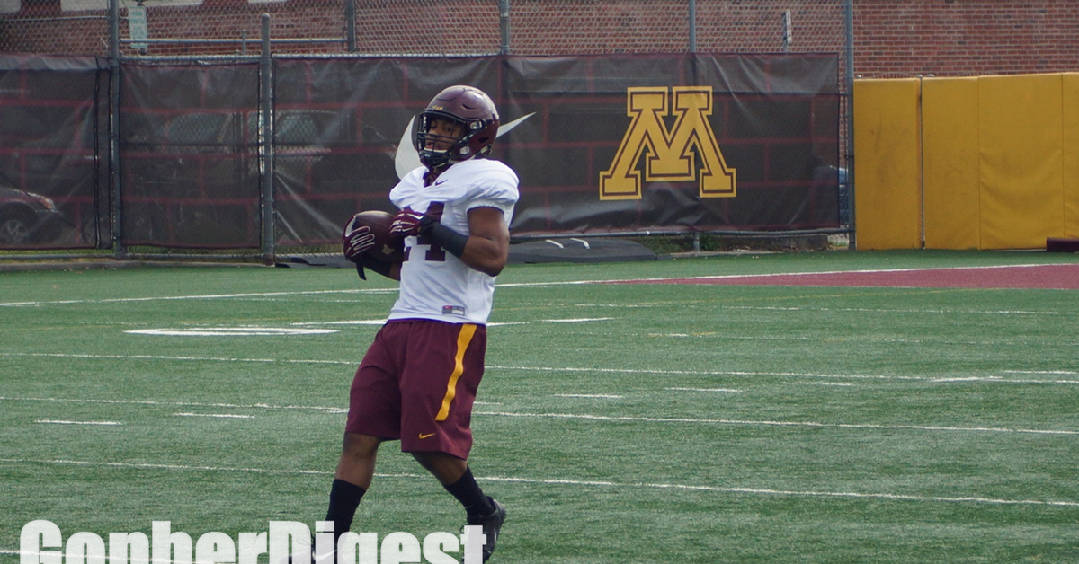 GI Photo Gallery 2019: Gopher Football practice on March 26th