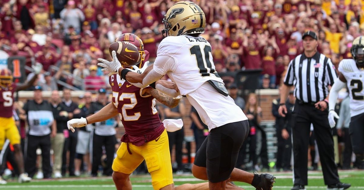 Everything Purdue safety Cam Allen said to the media following the ...