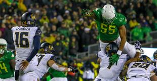 Tui Talia, Oregon, Strong-Side Defensive End