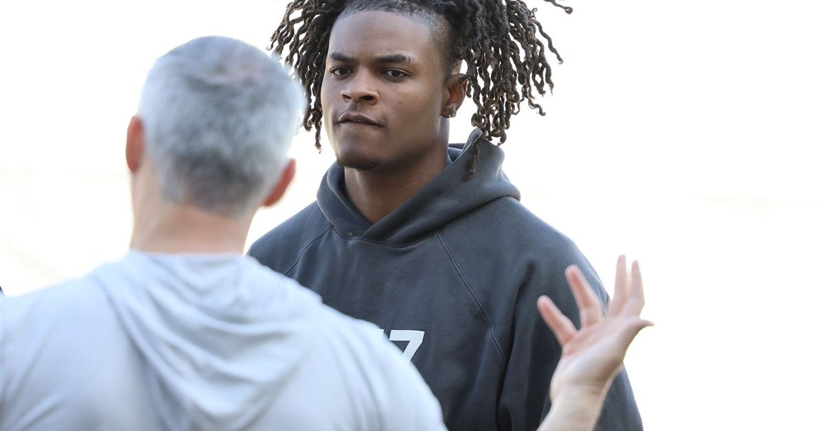 Texas A&M 4-star versatile edge commitment Jordan Carter spent the day ...