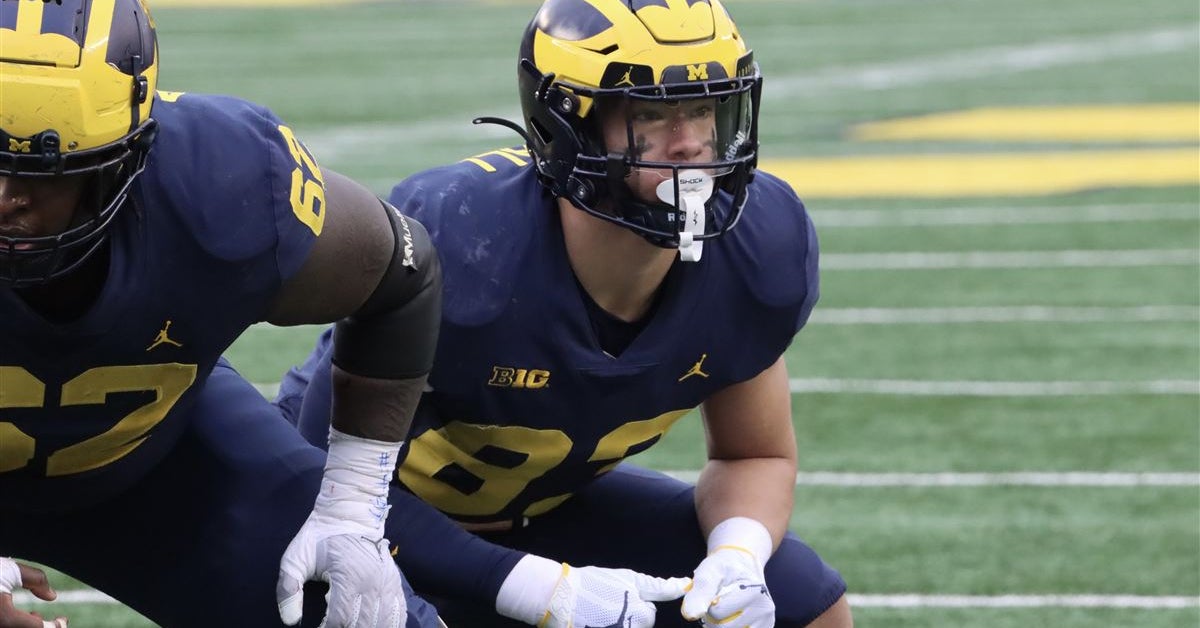 Inside Michigan football's tight end room with freshman Zack Marshall