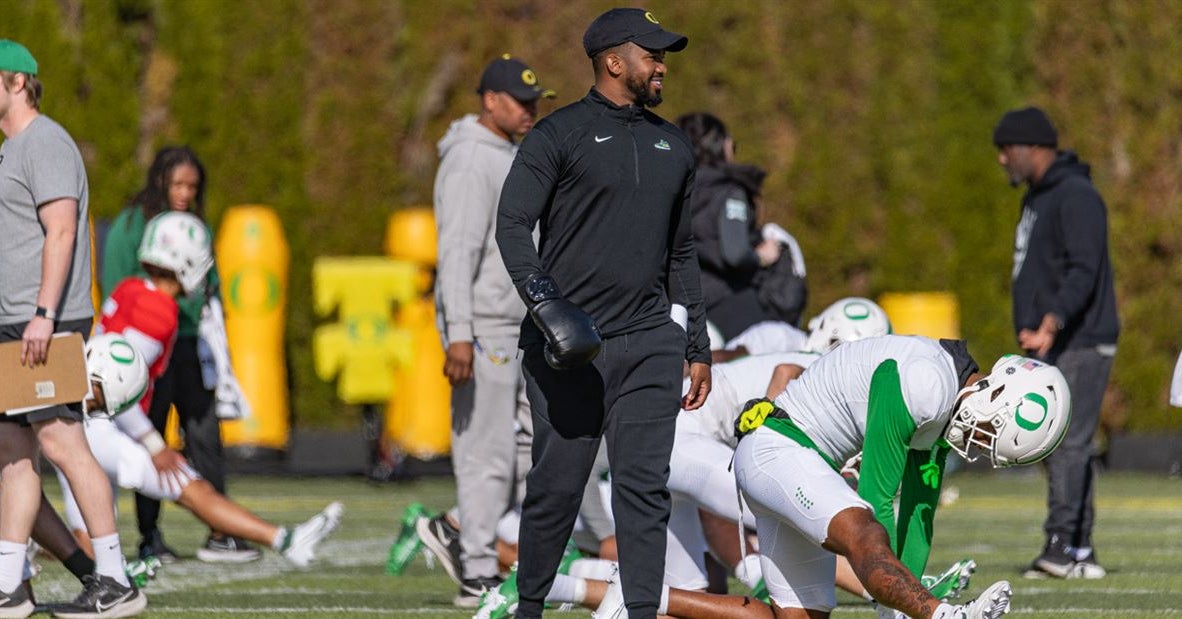 Oregon Ducks RB Coach Ra'Shaad Samples gves his instant takeaways from ...