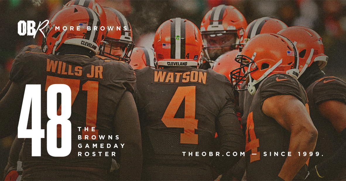 Inside The Cleveland Browns 48-Man Game Day Roster