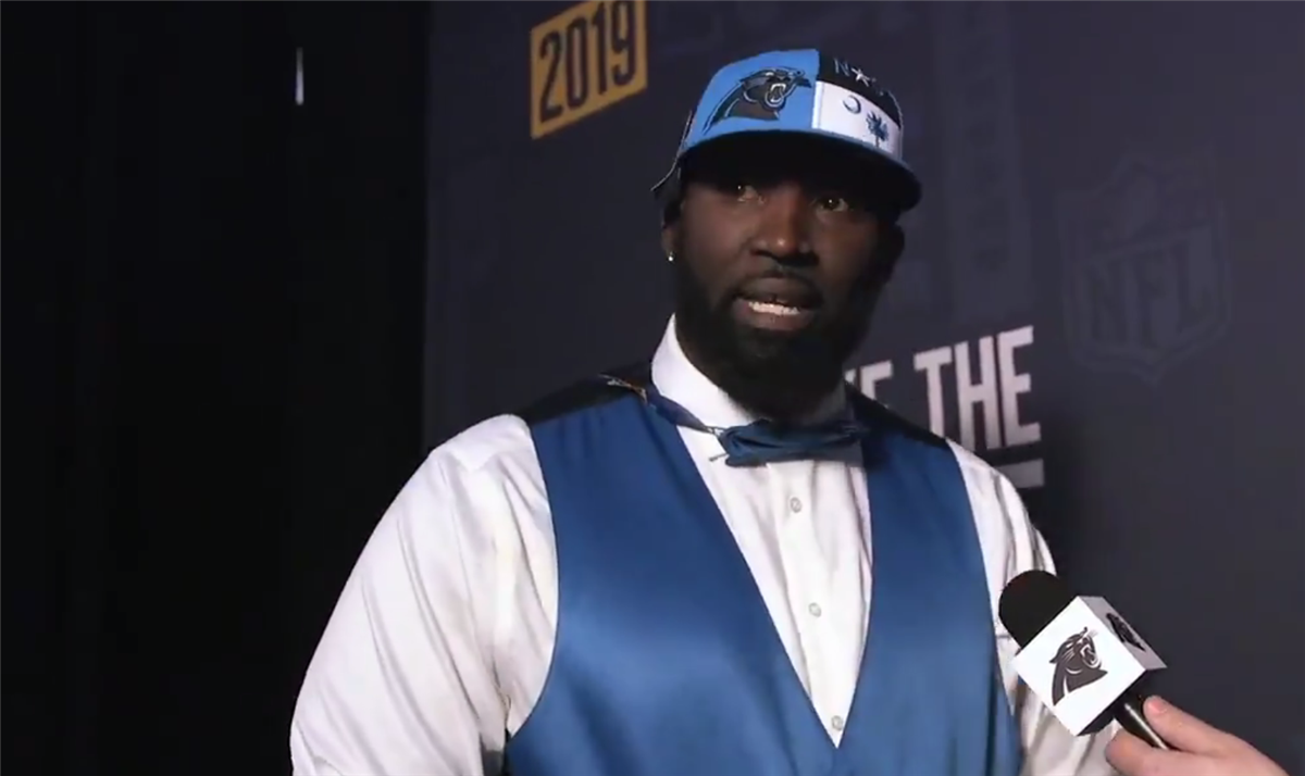 Stanley McClover emotional after brother Brian Burns drafted