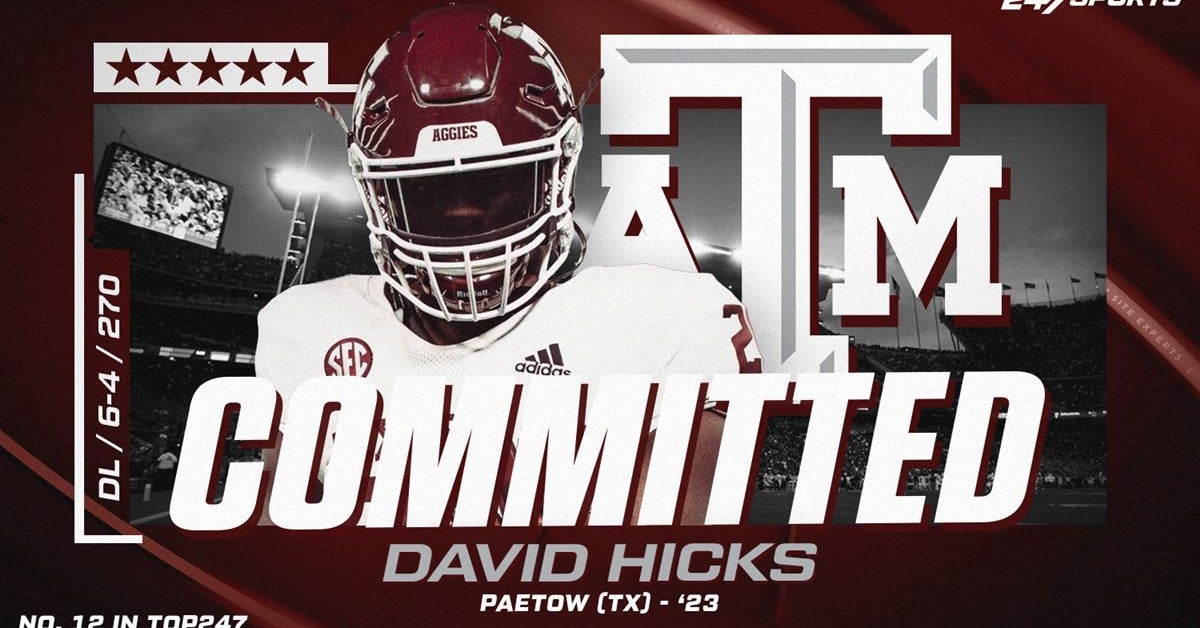 Texas A&M wins out for five-star DL David Hicks