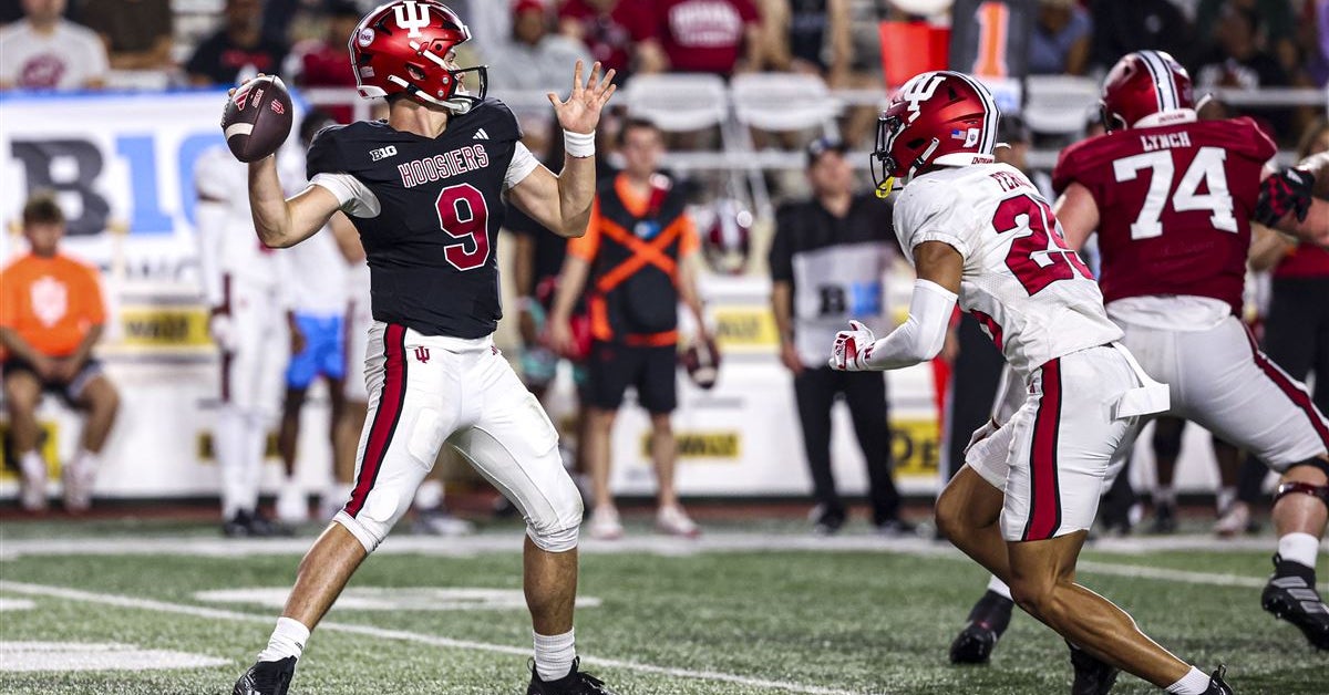 Indiana football: Kurtis Rourke ranked among Big Ten's best QBs, top-40 ...