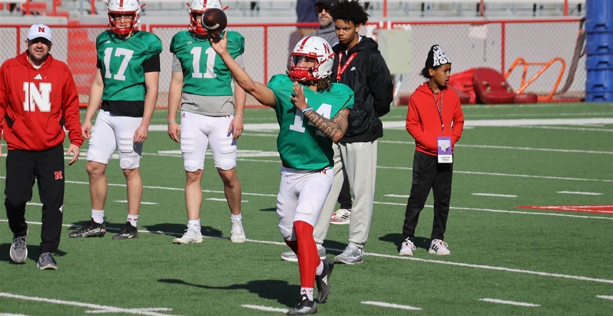 Look: Nebraska football runs through Thursday practice