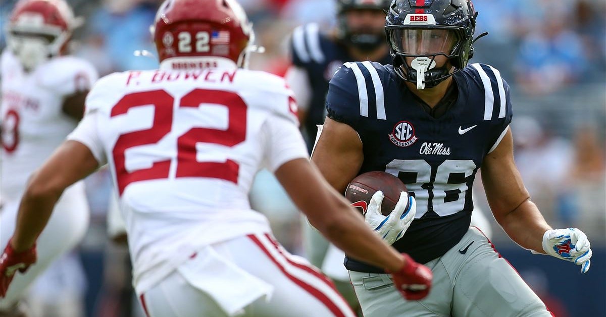 Ole Miss tight ends step up for injured Tre Harris in 26-14 win over OU