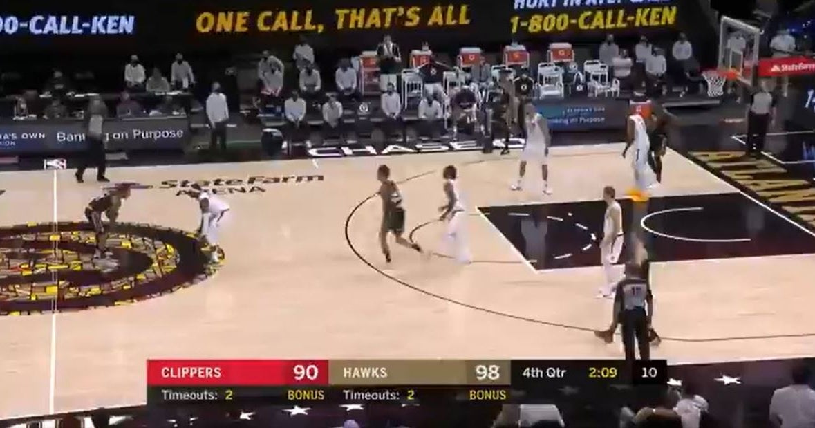 WATCH: Trae Young pays homage to Kobe after icing game