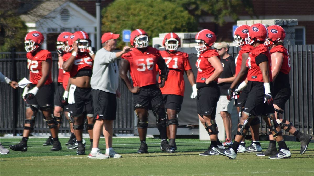 Kirby Smart provides insight on Georgia offensive line battles ...