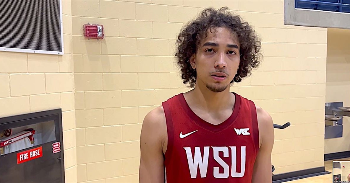 Nate Calmese did his best Heat Miser impression in WSU's win over San Diego