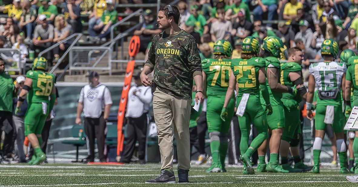 Everything Dan Lanning said after Oregon's 2022 spring game