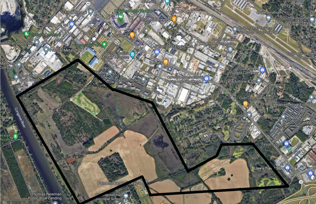 Here is the 800 acres of land mentioned