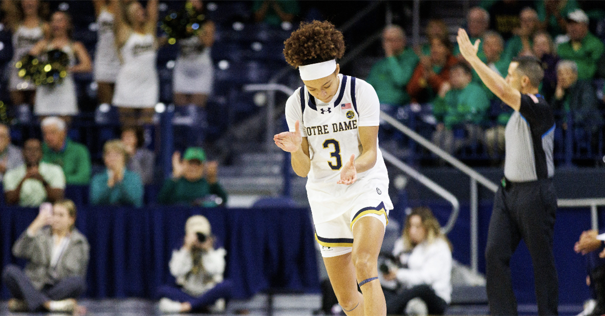 No. 15 Notre Dame Women's Basketball Opens Season with Blowout Victory ...