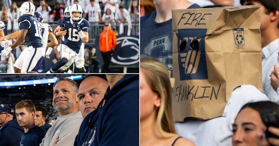 PHOTOS: Fan anger boils over as Penn State loses to Northwestern