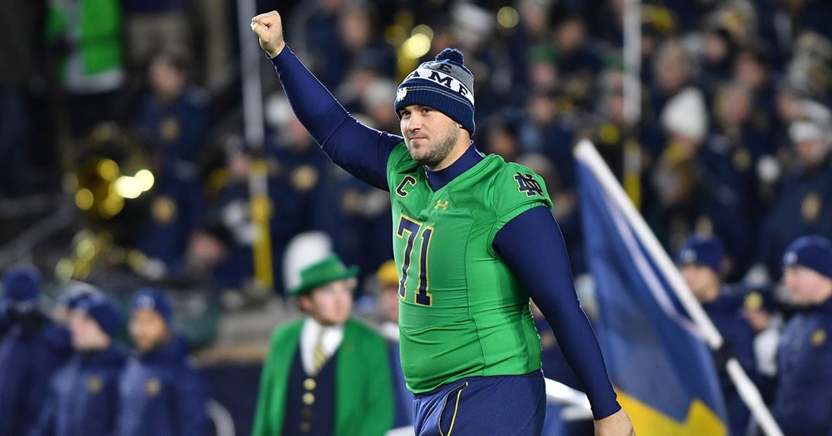 Former Irish OL Alex Bars cut by the Chicago Bears