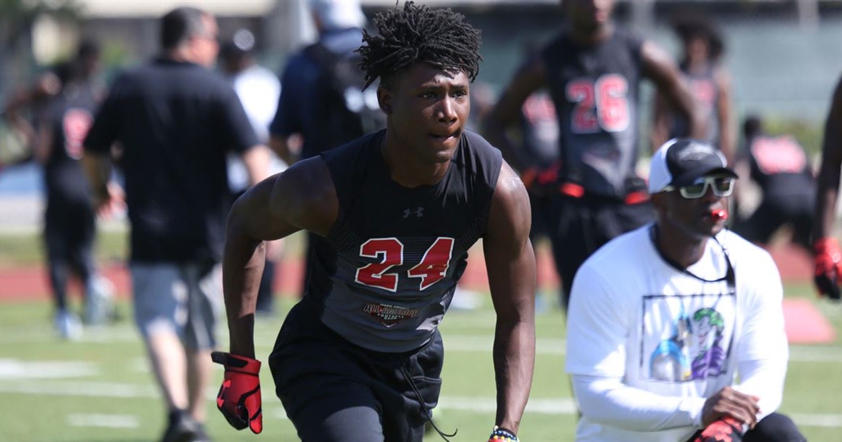 Under Armour Miami: 4-star CB Te'Cory Couch in action
