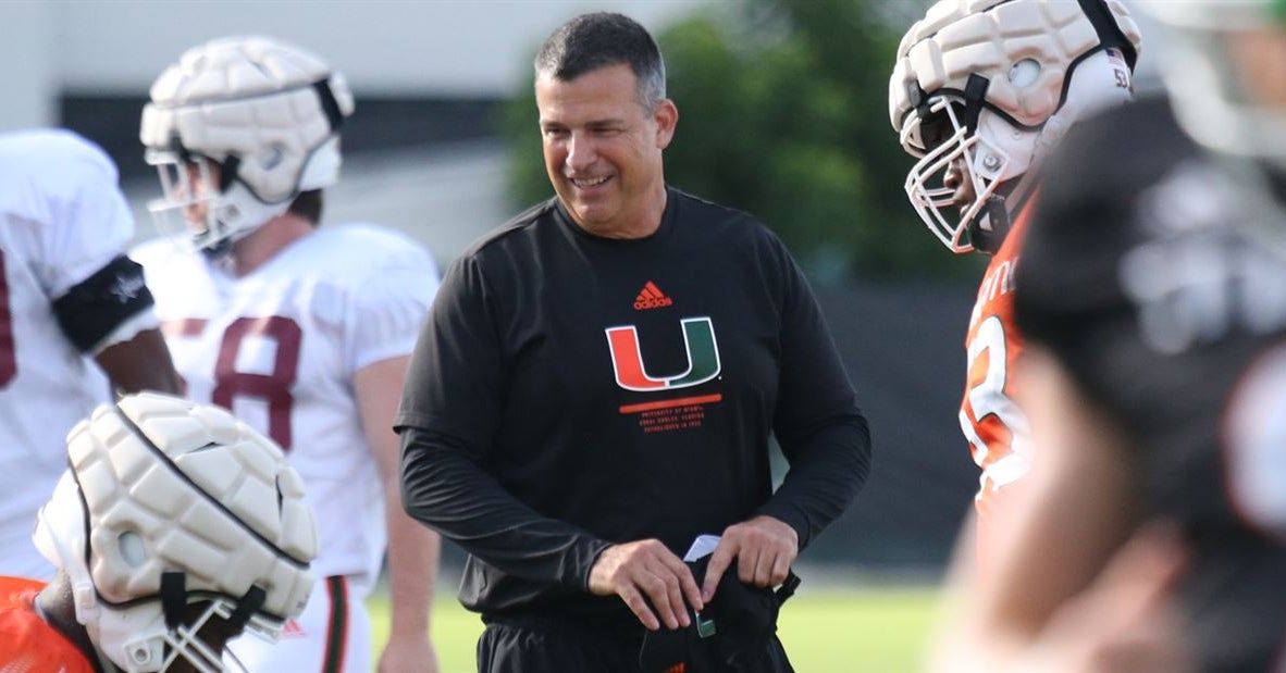 Mario Cristobal is confident in the work UM’s offensive line has put in ...