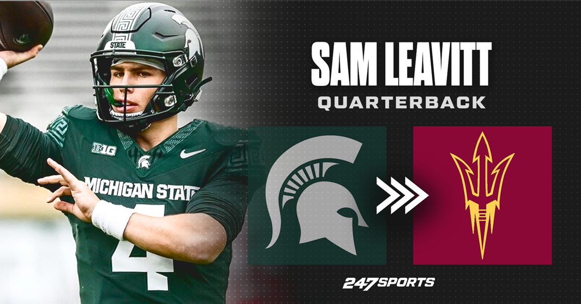 Michigan State QB transfer Sam Leavitt talks Arizona State commitment